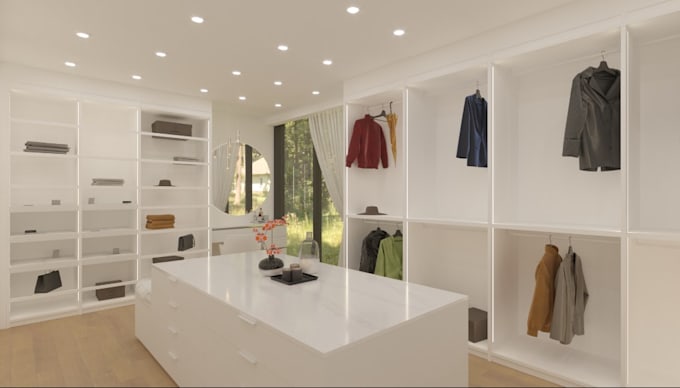 Make detailed cgi warehouse design, sport complex, retail store ...