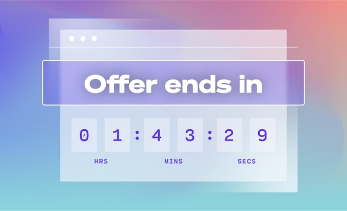 Create captivating countdown timer animation up to 60 seconds by Biola ...