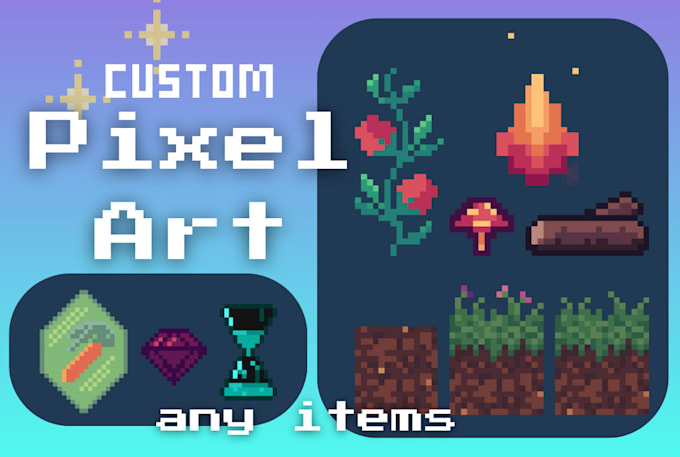 Create custom pixel art sprites at affordable prices by Cheyenne_dhps ...