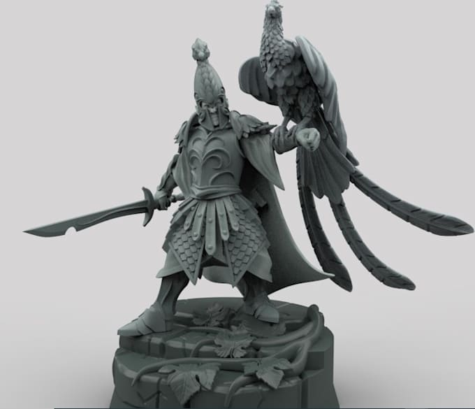 Do 3d toy model design sculpt for resin print,sinspawn character figure ...