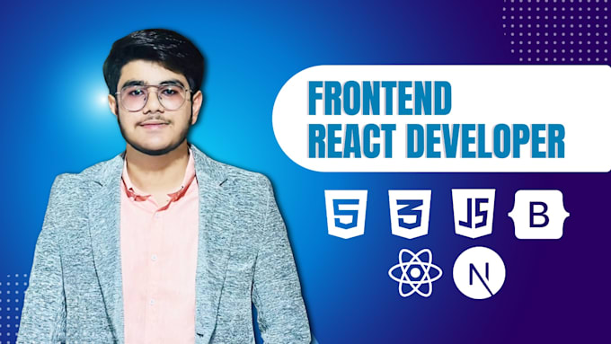 Be Your Expert Front End Web Developer Using Html Css Bootstrap And React Js By Skdevdesign