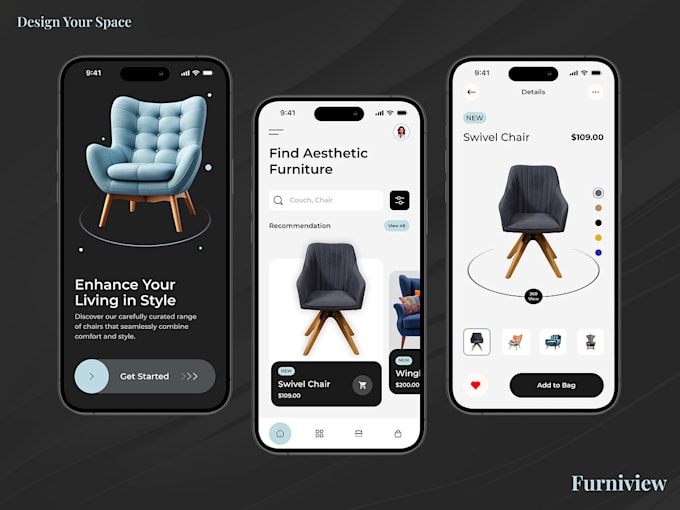 Build augmented reality furniture ar app, store interior design app ...