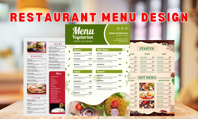 Redesign restaurant food menu update coffee digital menu design in 6 ...