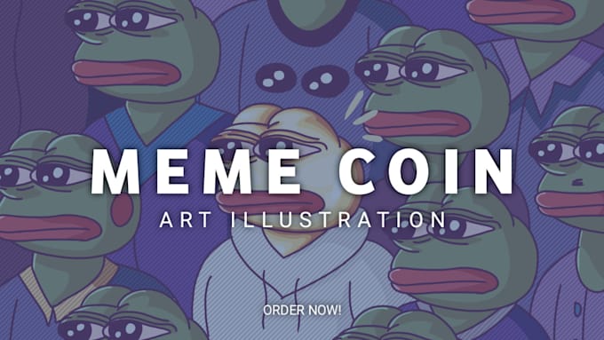 Create meme coin fan art illustration by Enriquej0se | Fiverr