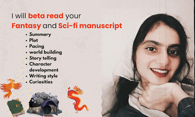 Beta read your fantasy or sci fi manuscript with detailed feedback by ...
