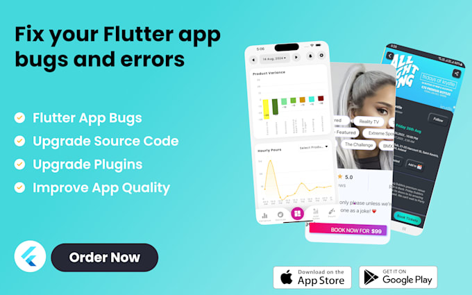 Fix Bugs And Errors In Flutter Dart App Quickly And Efficiently By Ashishpatel148 Fiverr