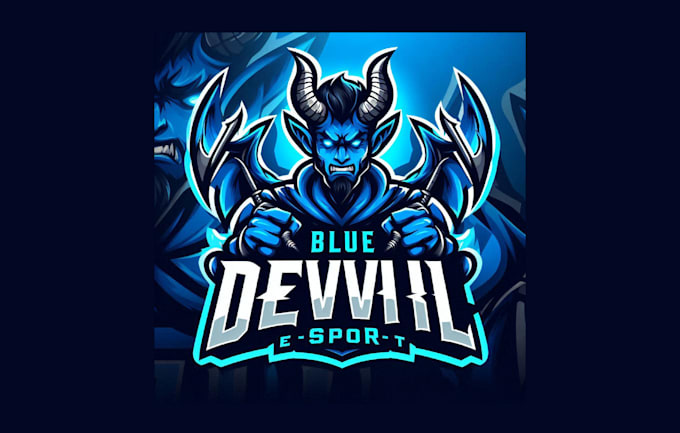 Do an exclusive blue devil mascot logo for you in just 2 day by Lizeth ...