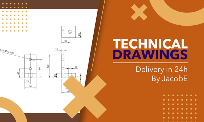 Create technical drawings from 2d drawings or 3d cad designs by ...