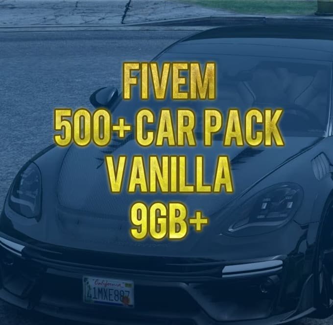Give you a fivem 500 premium car pack by Fivemstore_tg | Fiverr