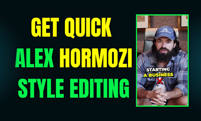 Edit instagram reels, shorts and tiktok videos in alex hormozi style by ...