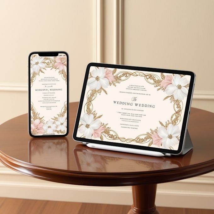 Do stunning, custom digital invitation card templates by Maira_yasir ...