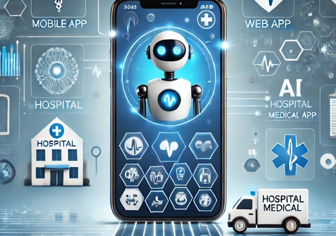 Build custom chatgpt telemedicine mobile app, webapp, ai hospital medical app