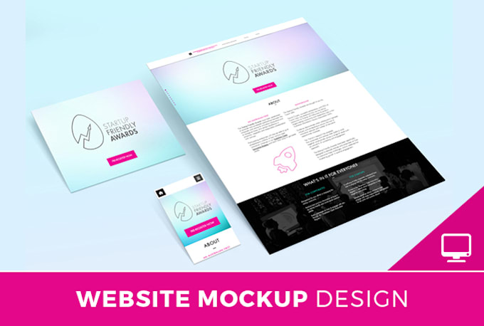 Provide you eye catching web design mockup by Nimeshdixit | Fiverr