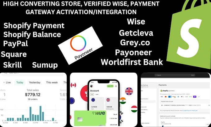 Create shopify dropshipping store, design shopify website, payment gateway setup by Comfortjosh ...