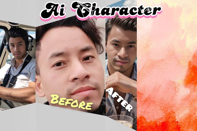 Create realistic ai character and art with custom face by Mijhkkyt | Fiverr