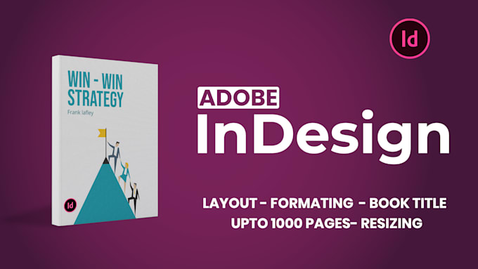 Make a full book from scratch in adobe indesign by Anonymouss53 | Fiverr