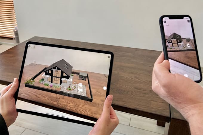 Build augmented reality app for room scan, home interior design, 3d ...