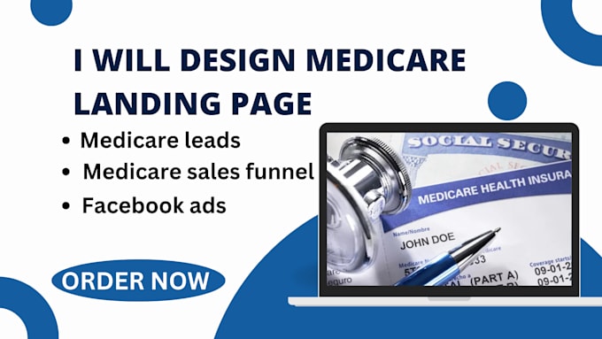 Design medicare landing page,medicare sales funnel for medicare leads generation by Belighapro ...