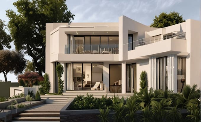 Design 3d cgi exterior design, walkthrough with 3d render by Evans ...