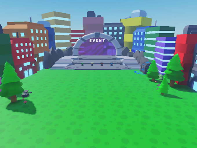 Custom roblox model, roblox map, roblox building in blender, roblox ...