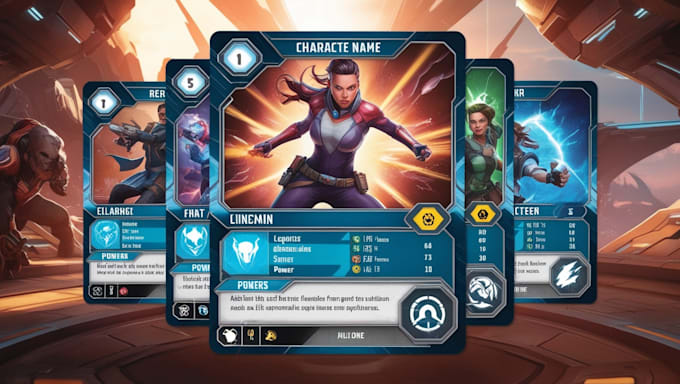 Draw card game design, card illustration, board game design, cardgame ...