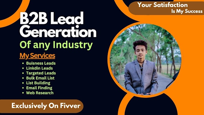 Do targeted b2b lead generation of any industry by Muhammad_badhon | Fiverr
