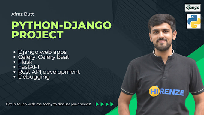 Do django, flask, fastapi, rest apis with python coding by Buttafraz ... Do django, flask, fastapi, rest apis with python coding by Buttafraz ...