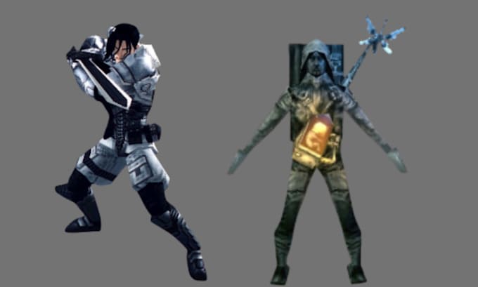 Create psx n64 ps1 style low poly retro 3d character animation 3d ...