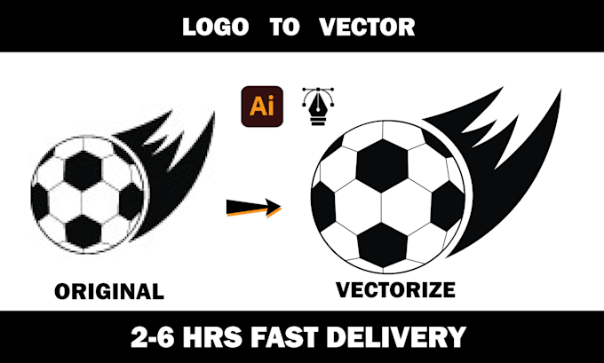 Convert the logo to vector and redraw it by Jahidulhaque938 | Fiverr