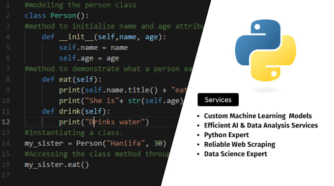 Assist you on your python projects by Iqra_khadam | Fiverr