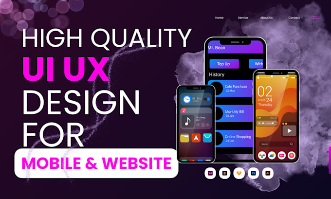 Create ui uix design for your mob or web app by Arhamfarooq211 | Fiverr