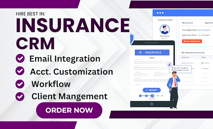 Setup insurance crm zoho hubspot appiled epic vertafore radiushob ...