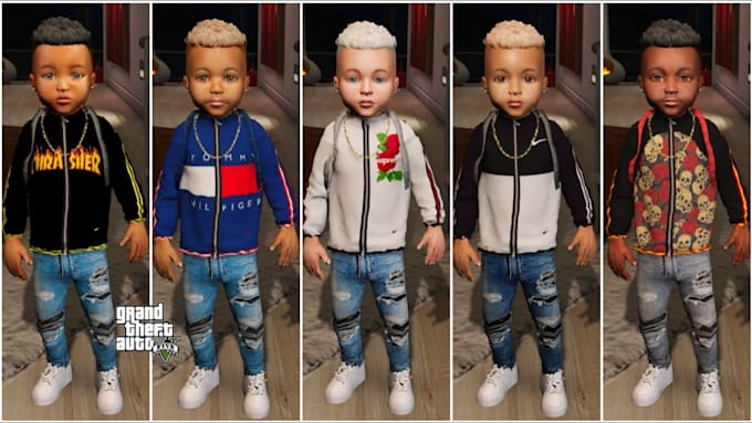 Create fivem gang vest ,fivem armor ,fivem gang clothing ,ped clothing ...