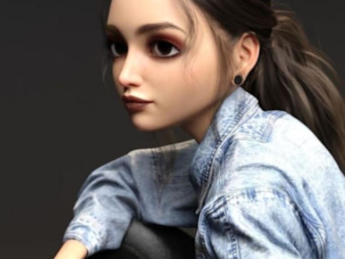 3d realistic character modeling, 3d character modeling for game and ...