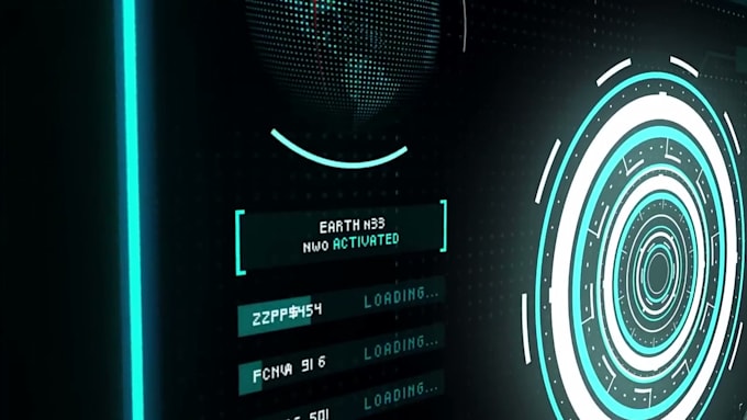 Realistic 2d hud animation hologram motion tracking vfx ui ux custom ...