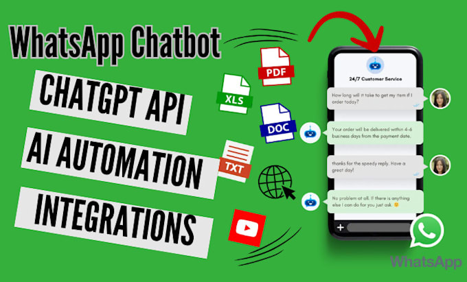 Develop and automate whatsapp ai chatbot to perform ai tasks by Lucia ... Develop and automate whatsapp ai chatbot to perform ai tasks by Lucia ...