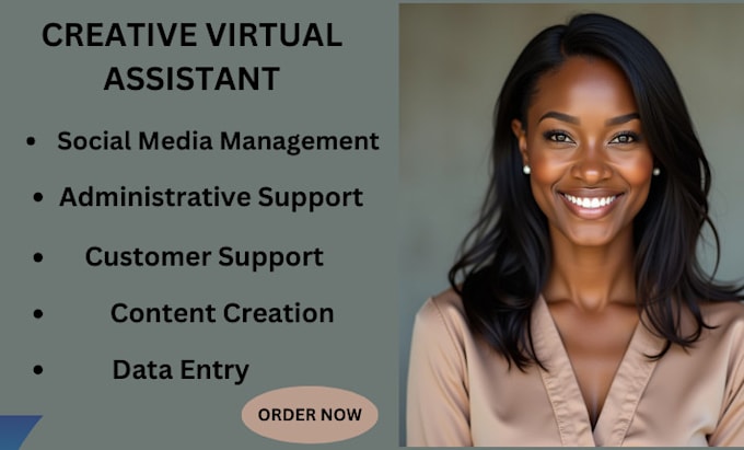 Creative virtual assistant executive virtual personal assistant social ...