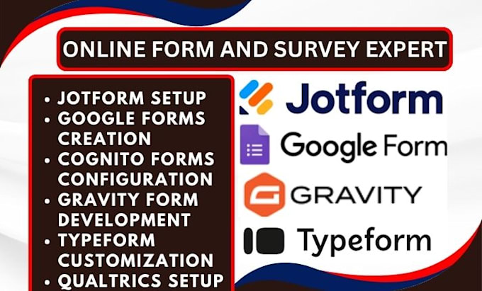 Setup jotform google form cognito form gravity forms typeform qualtrics formsite by ...