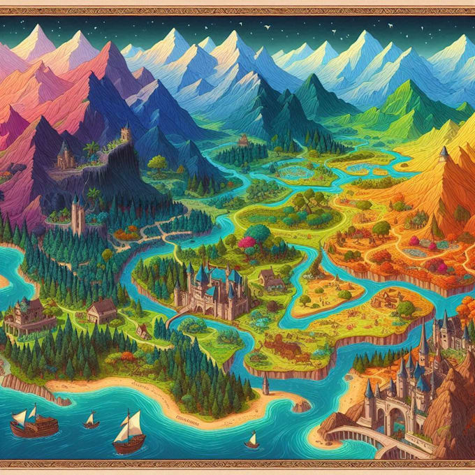 Create a high quality fantasy map for dnd, by Fausmuoza | Fiverr
