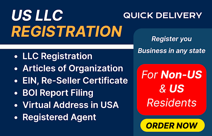 Us llc registration and ein number for both us and non us residents by ...