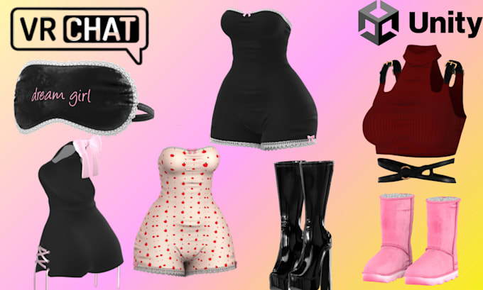 Create 3d custom vrchat assests, roleplay assest , vrc assests for any occassion by Mirable_23 ...