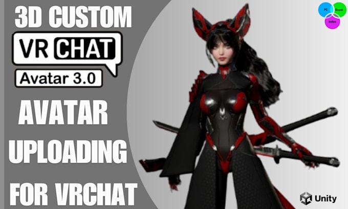 Upload your vrchat avatar furry avatar 3d custom model by Nunesdarwin ...
