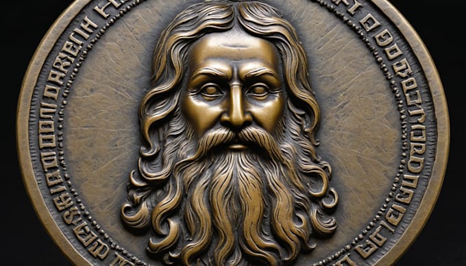 3d bas relief, 3d coin relief, 3d printable coin, coin model, 3d ...