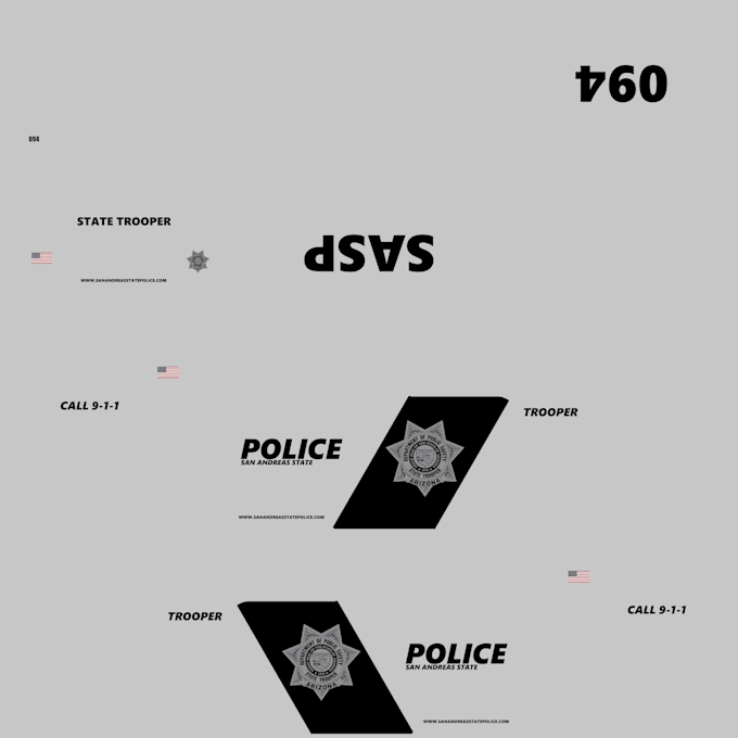 Make a custom gta5 police livery for lspdfr or fivem by Polakyt777 | Fiverr