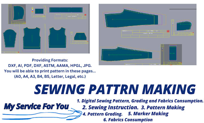 Professional garment patterns and grading maker by Mostofa4466 | Fiverr