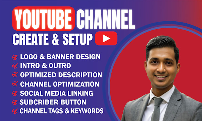 Create and setup youtube channel by Raselsheikh1 | Fiverr
