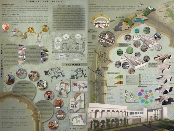 Design photoshop architectural sheet by Arooj_designzz | Fiverr