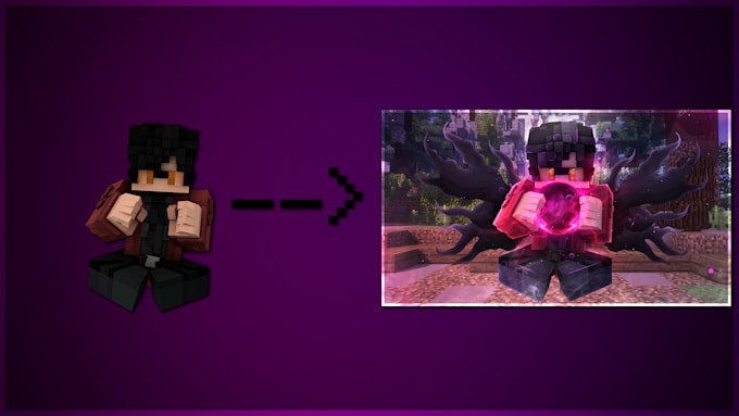 Create your own minecraft skin render by Aixapa | Fiverr