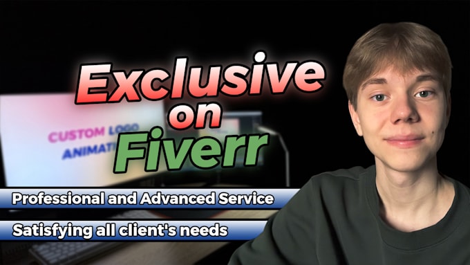 Create high level custom logo animation by Masterper | Fiverr