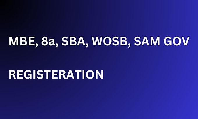 Mba, 8a verification, sba, 501c3, llc registration, certification by ...